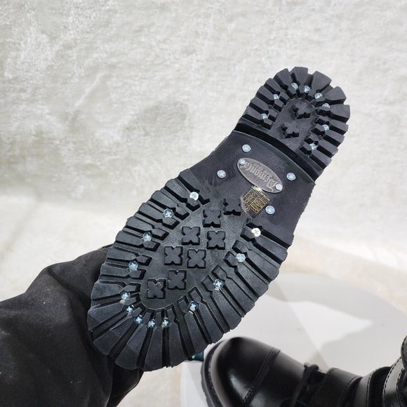 Demonia | Shoes | Demonia Riot8bk 18 Eyelet Unisex Steel Toe Knee Boot ...